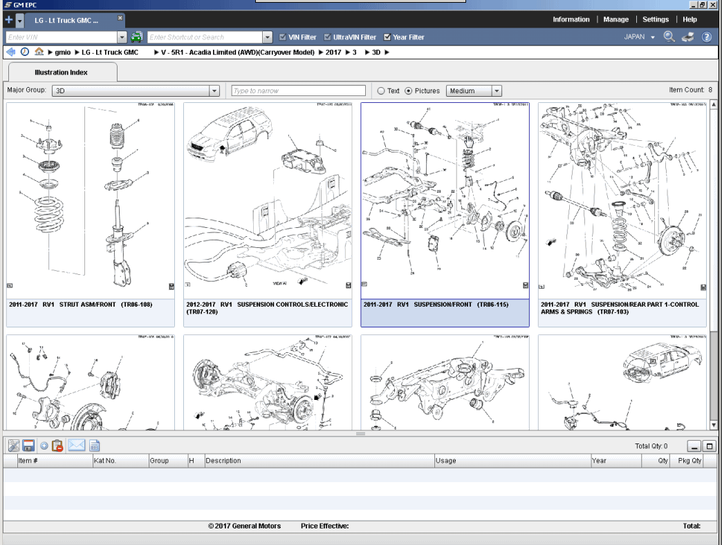 General Motors GMIO 2021, spare parts catalog and accessories catalog ...