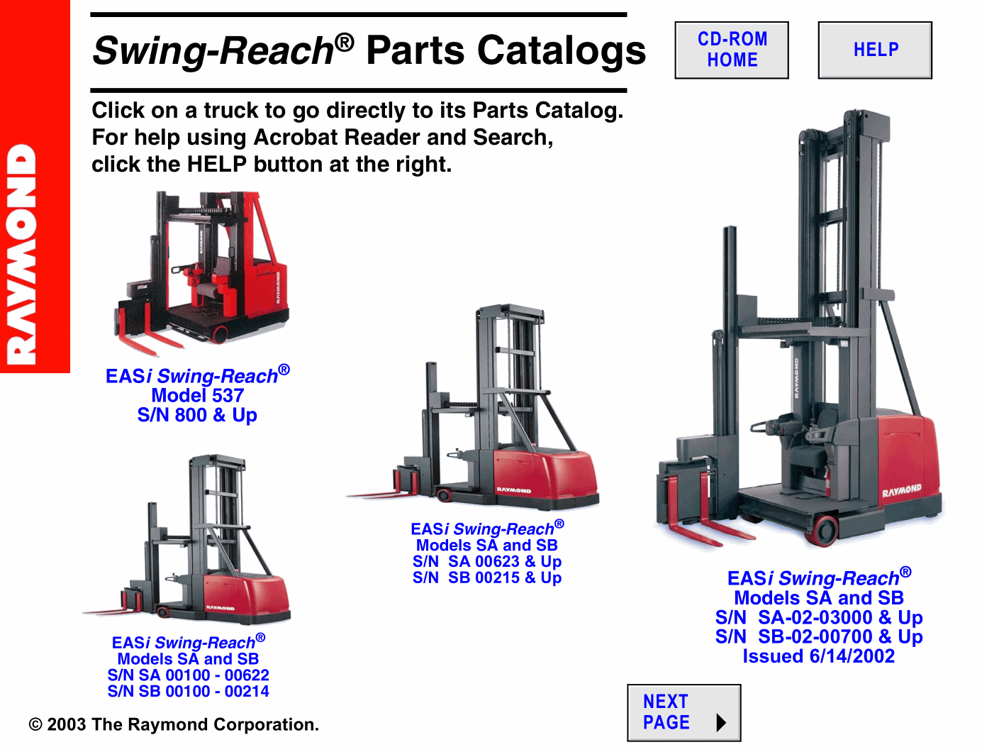 Raymond Spare Parts Catalogs, Spare Parts Manual for Raymond Pallet ...